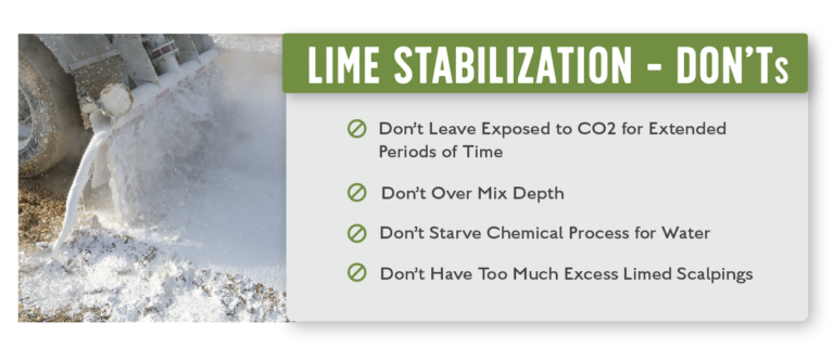 The Dos and Don’ts for Lime Stabilization | Lime Association
